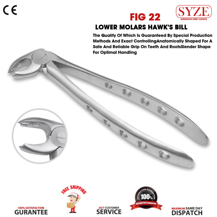 Fig 22 Lower Molars Whole Handle - Syze UK LTD