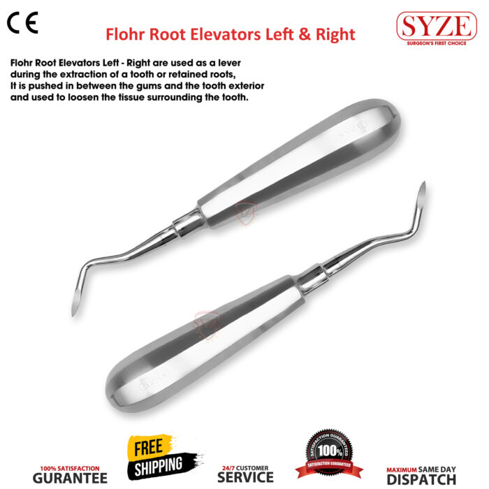 Flohr Root Elevators Left & Right - Syze UK LTD
